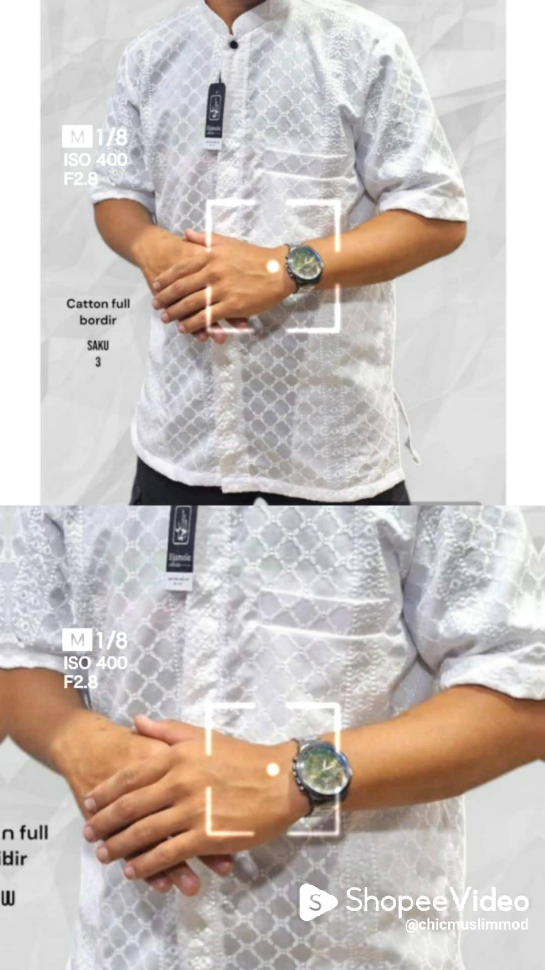 1. Koko Pria Putih Full Bordir Eljamalie | Shopee Video Indonesia