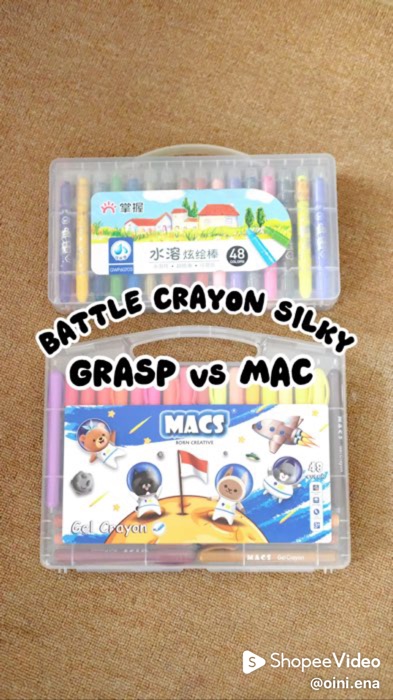 BATTLE CRAYON SILKY!! | Shopee Video Indonesia