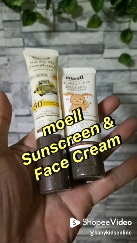 moell sunscreen & face cream | Shopee Video Indonesia