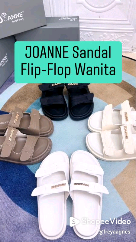 JOANNE Sandal Flip-Flop Wanita | Shopee Video Indonesia