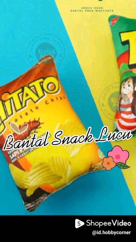 Bantal Snack Lucu | Shopee Video Indonesia